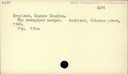 The newspaper morgue - Collections Online - Auckland War Memorial Museum