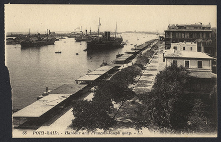 68 Port Said - Harbour and Francois-Joseph quay - Collections Online ...