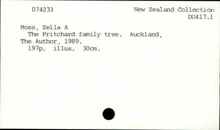 The Pritchard family tree - Collections Online - Auckland War Memorial ...