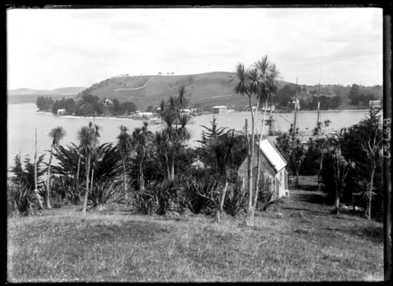Mausoleum built by Capt. Colbeck for the bones of Maori on sacred land ...