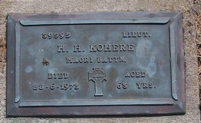 Hone Hiki Kohere - Online Cenotaph - Auckland War Memorial Museum