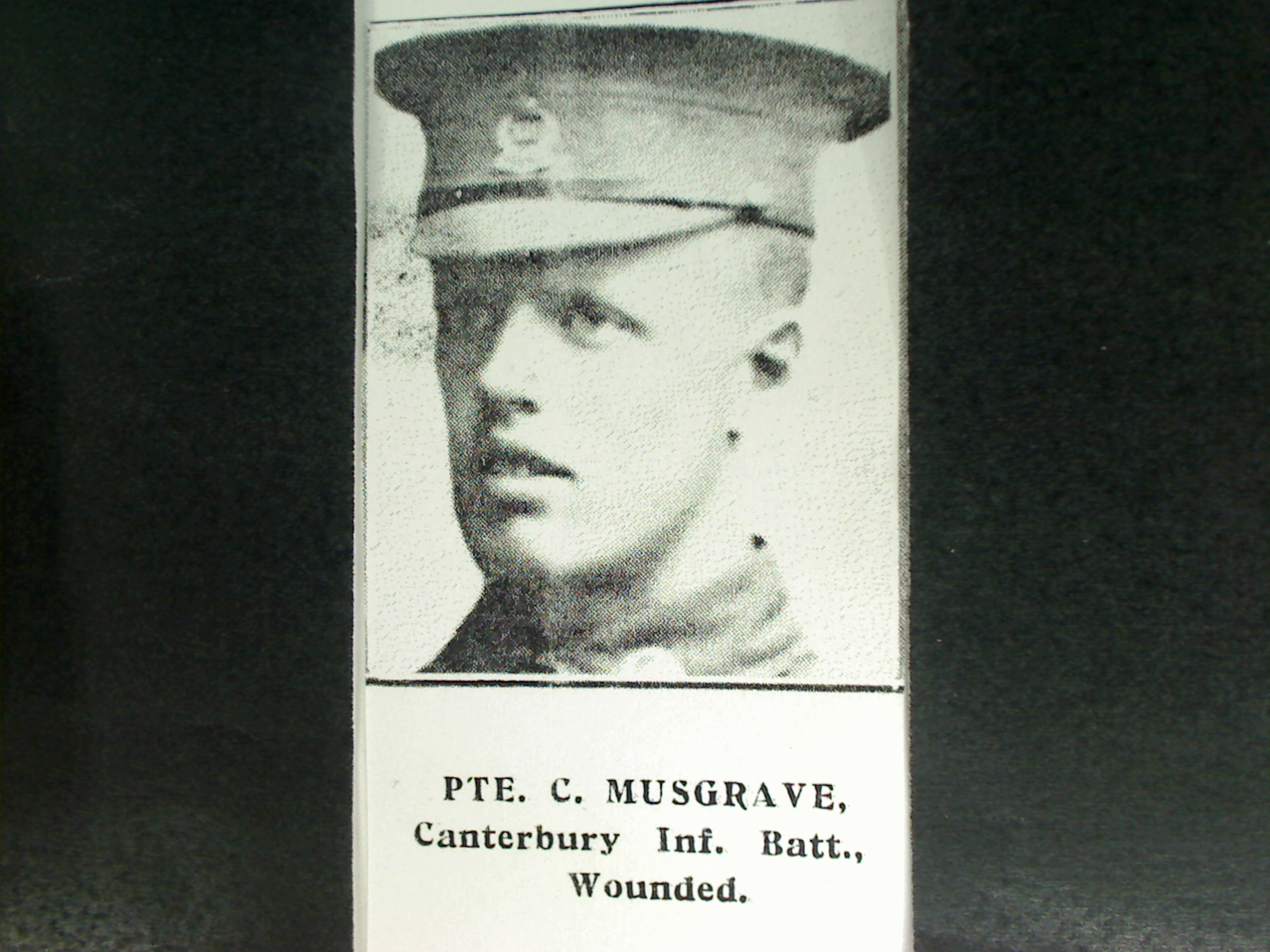 Christopher Musgrave - Online Cenotaph - Auckland War Memorial Museum