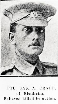 James Arthur Crapp - Online Cenotaph - Auckland War Memorial Museum