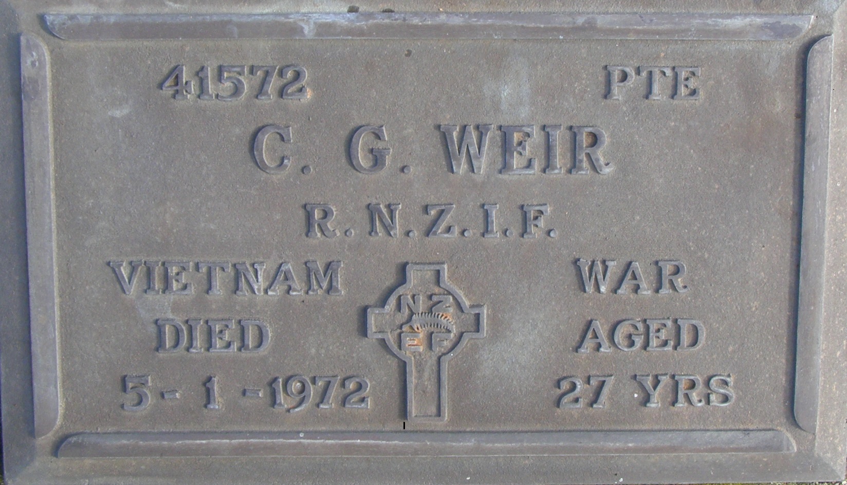 Graham Colin Weir - Online Cenotaph - Auckland War Memorial Museum