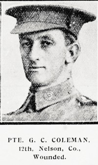 George Cecil Coleman - Online Cenotaph - Auckland War Memorial Museum