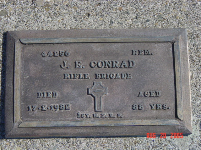 James Edward Conrad - Online Cenotaph - Auckland War Memorial Museum