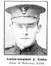 John Cloke - Online Cenotaph - Auckland War Memorial Museum