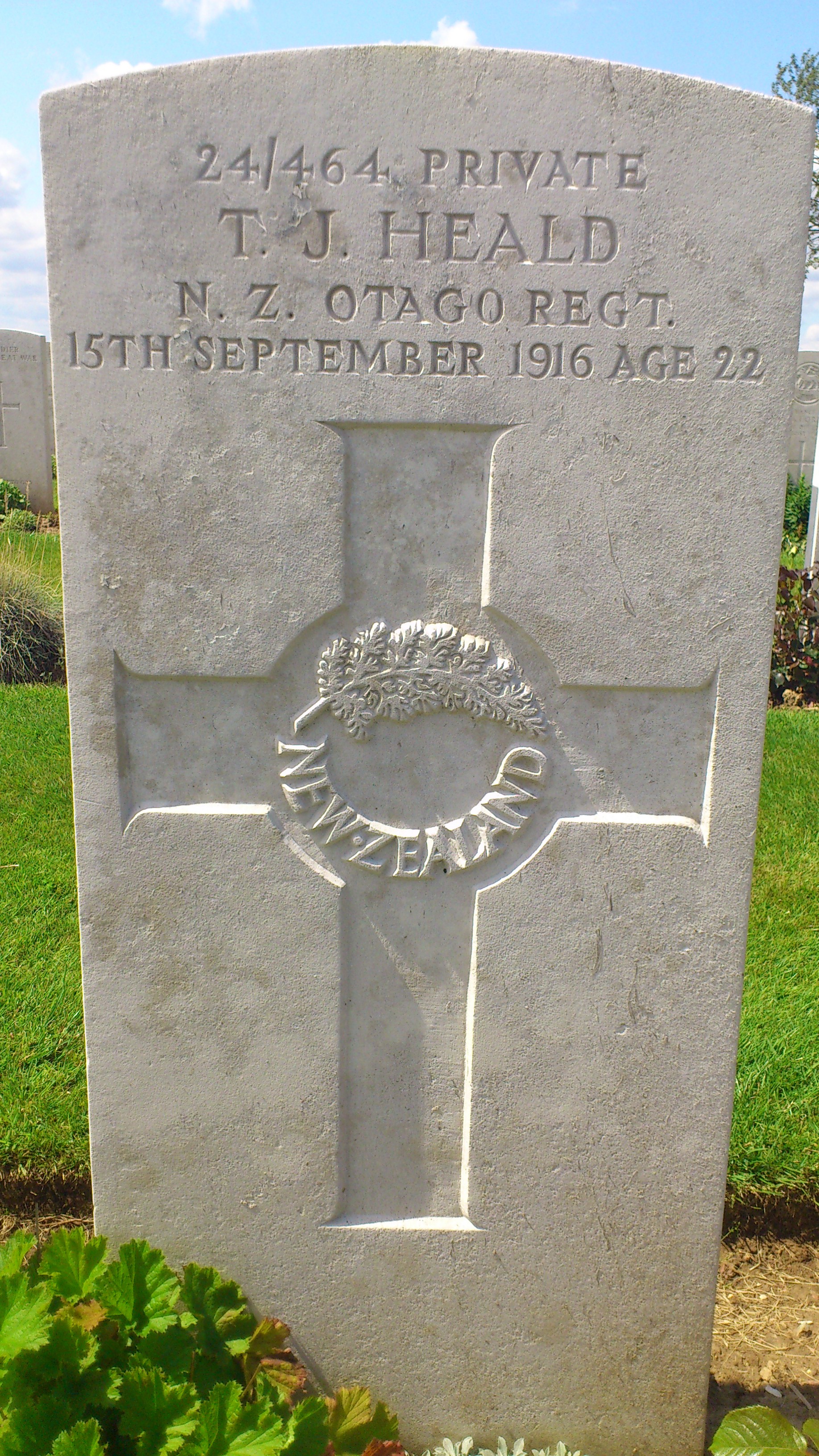 Thomas James Heald - Online Cenotaph - Auckland War Memorial Museum