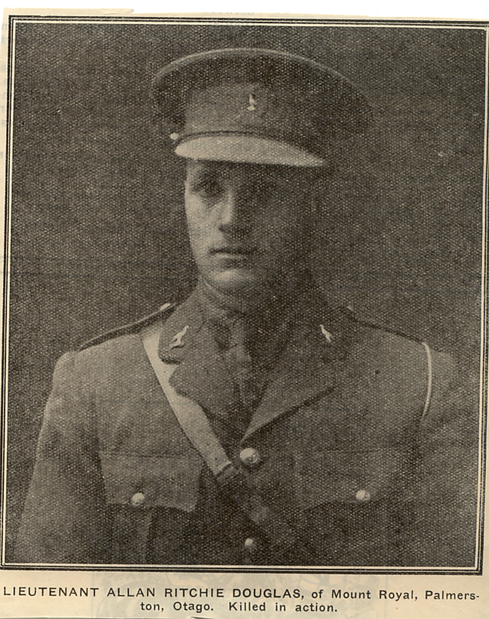 Allan Ritchie Douglas - Online Cenotaph - Auckland War Memorial Museum