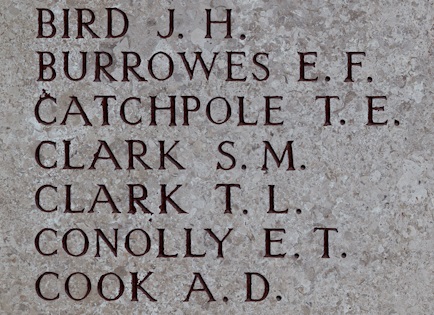 Thomas Eric Catchpole - Online Cenotaph - Auckland War Memorial Museum