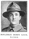 Robin Luck - Online Cenotaph - Auckland War Memorial Museum
