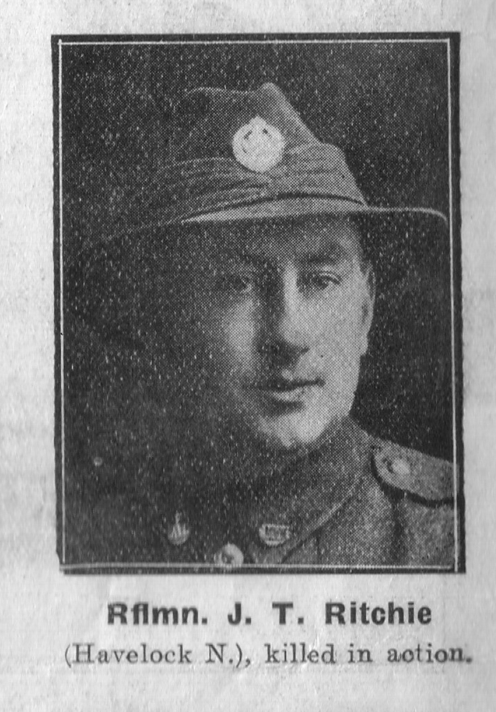 James Thomas Ritchie - Online Cenotaph - Auckland War Memorial Museum