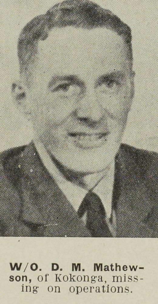 Donald Meldrum Mathewson - Online Cenotaph - Auckland War Memorial Museum