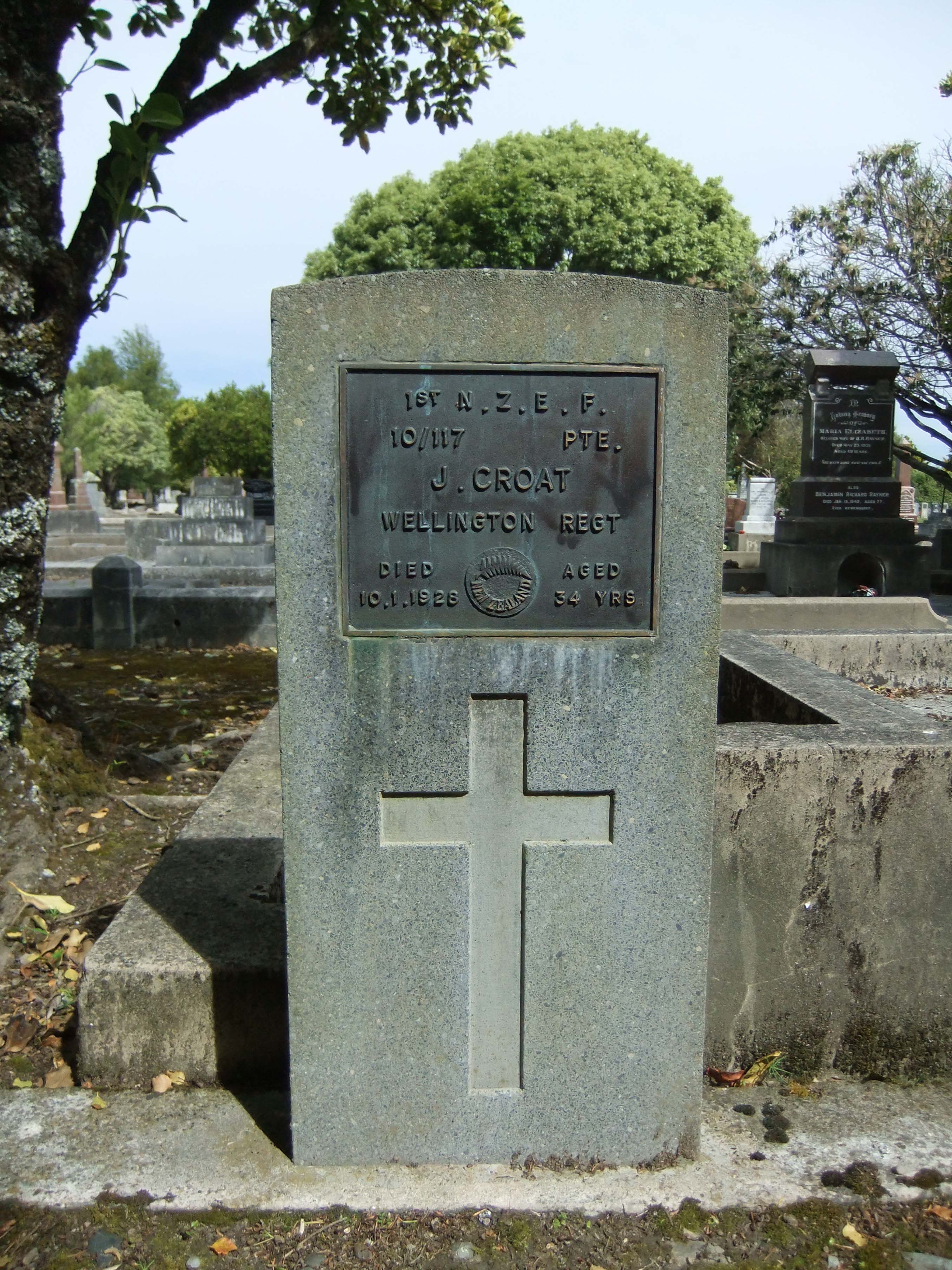 John Croat - Online Cenotaph - Auckland War Memorial Museum