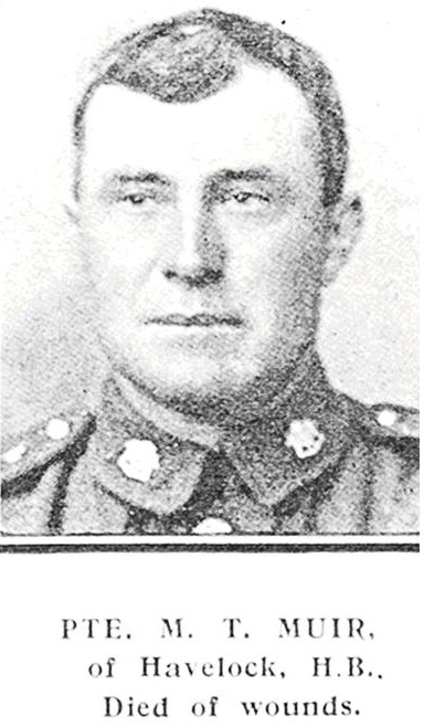 Matthew Muir - Online Cenotaph - Auckland War Memorial Museum