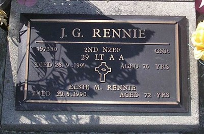 James Gilbert Rennie - Online Cenotaph - Auckland War Memorial Museum