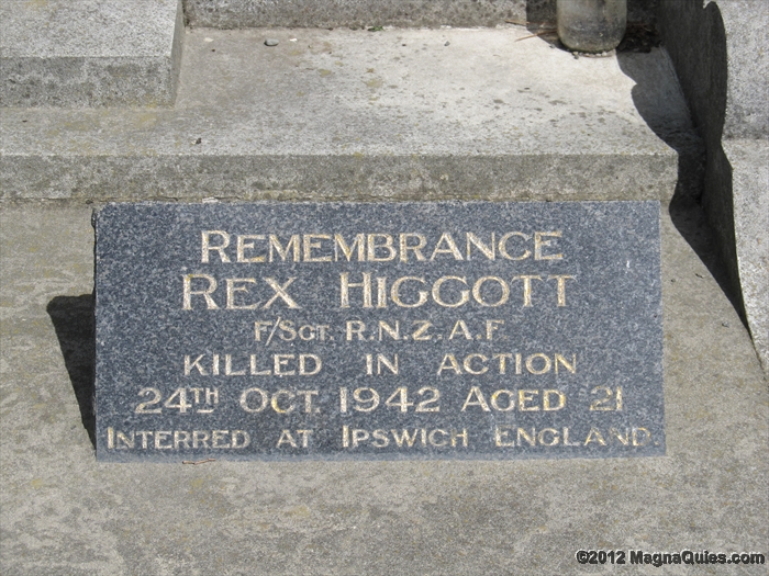 Frederick Rex Higgott - Online Cenotaph - Auckland War Memorial Museum