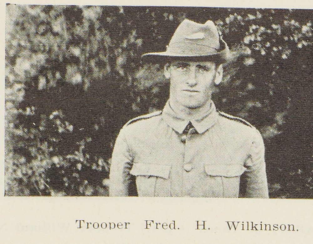 Frederick Horatio Wilkinson - Online Cenotaph - Auckland War Memorial ...