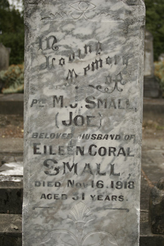 Micheal Joseph Small - Online Cenotaph - Auckland War Memorial Museum