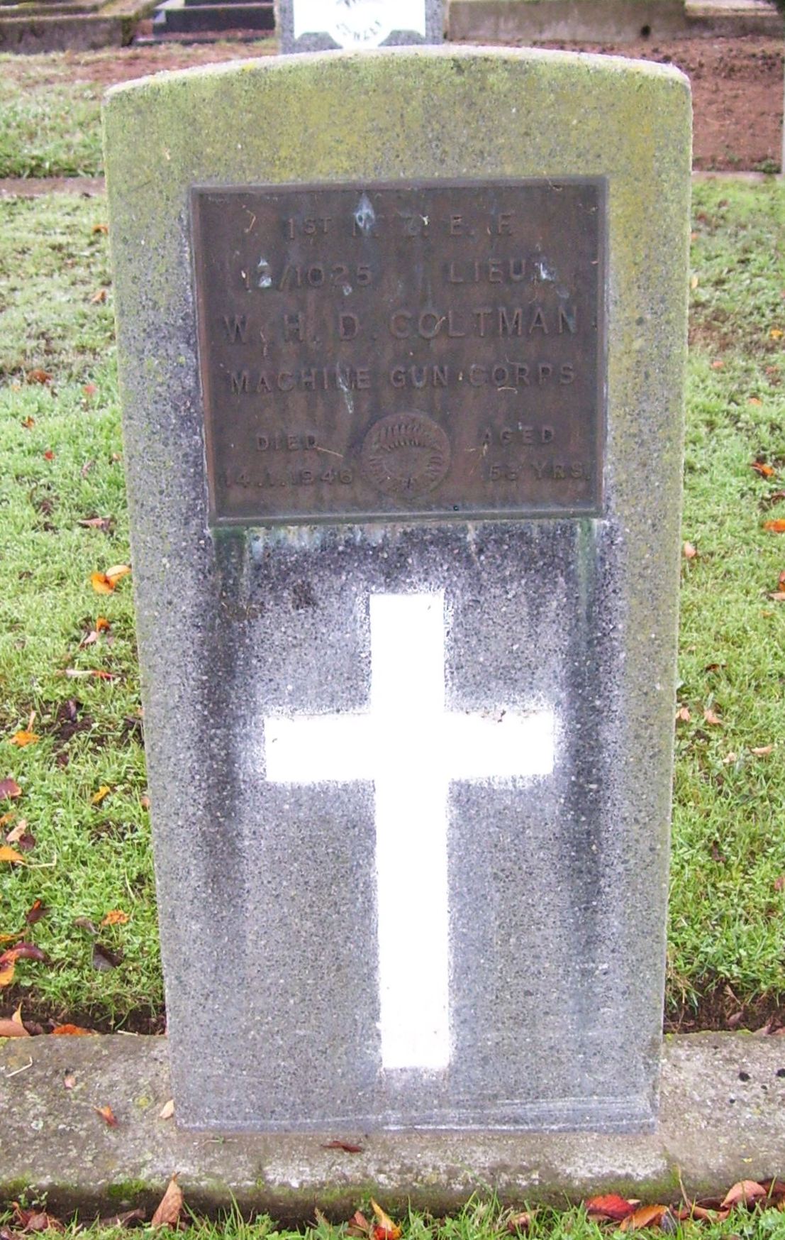 William Hall Denley Coltman - Online Cenotaph - Auckland War Memorial ...