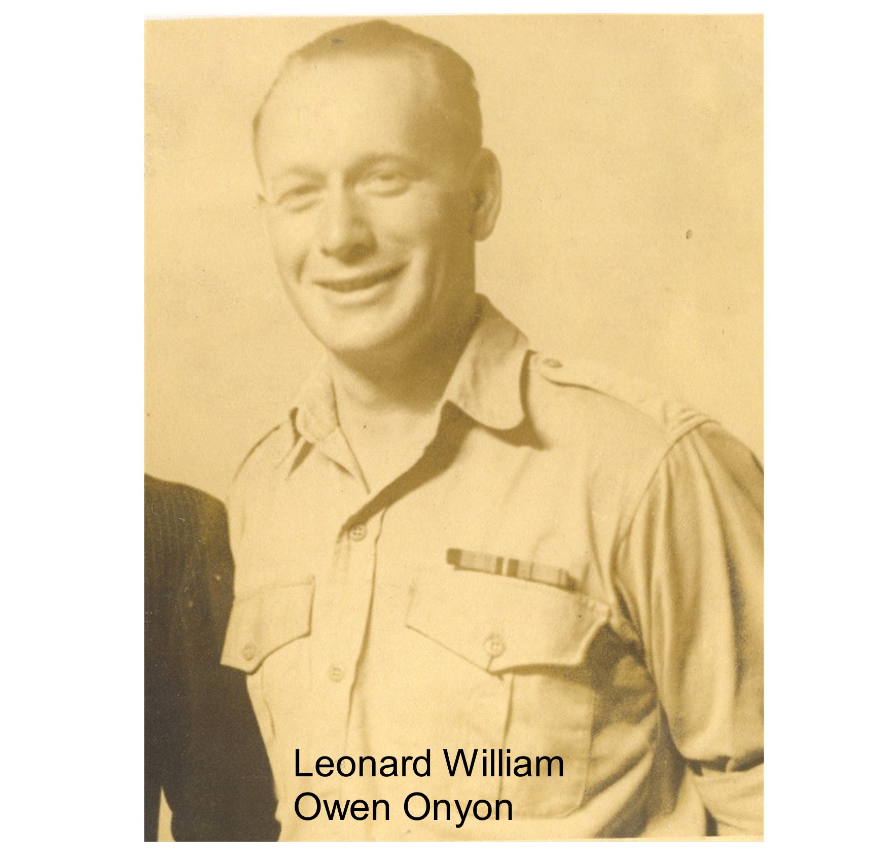 Leonard William Owen Onyon - Online Cenotaph - Auckland War Memorial Museum