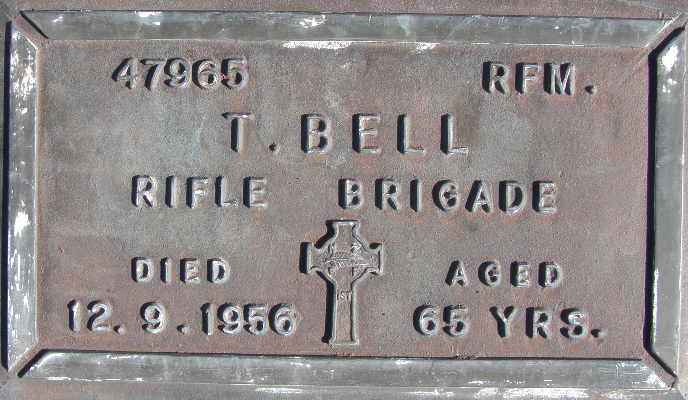 Tore Bell - Online Cenotaph - Auckland War Memorial Museum