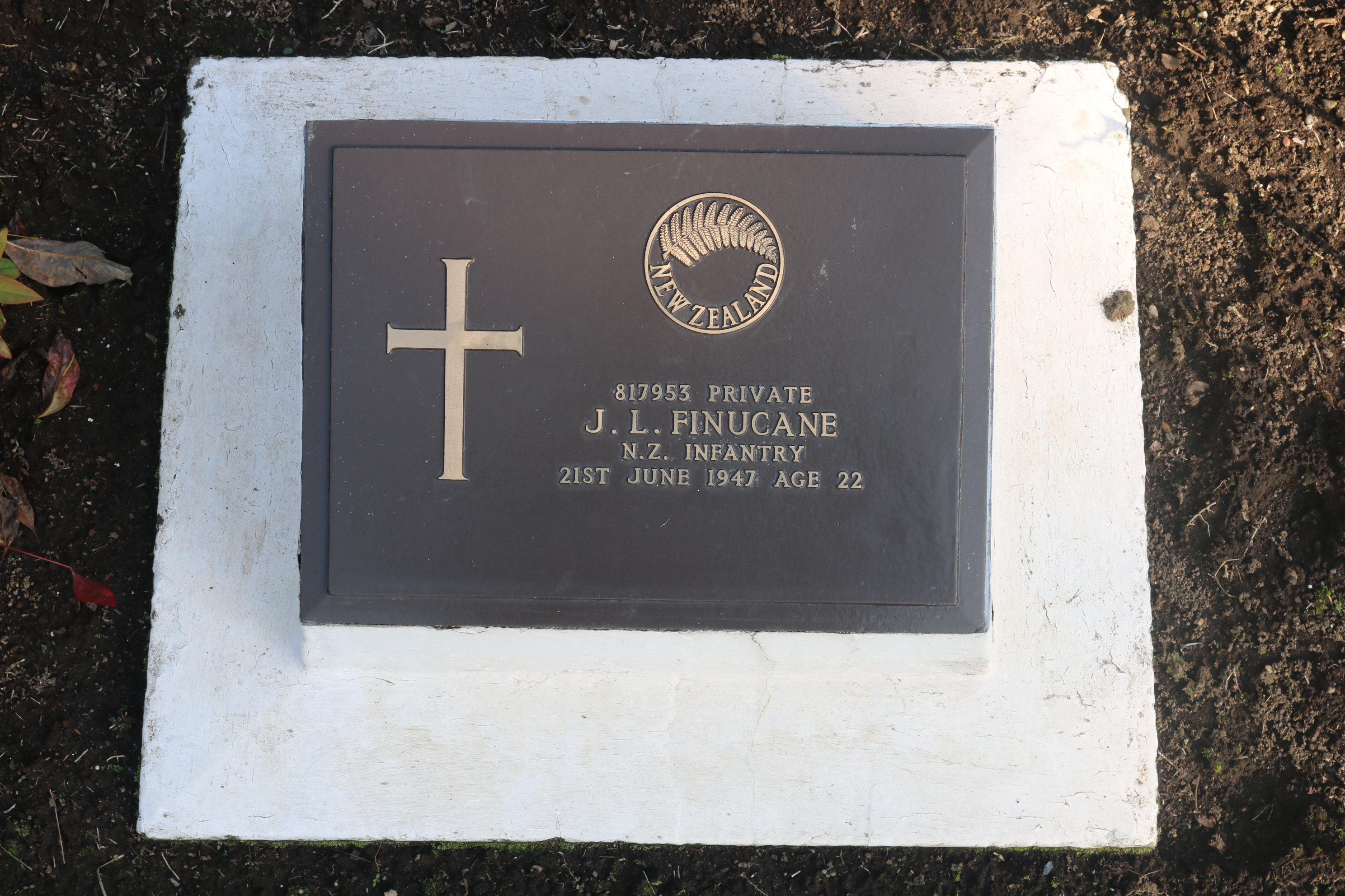 James Leonard Finucane - Online Cenotaph - Auckland War Memorial Museum