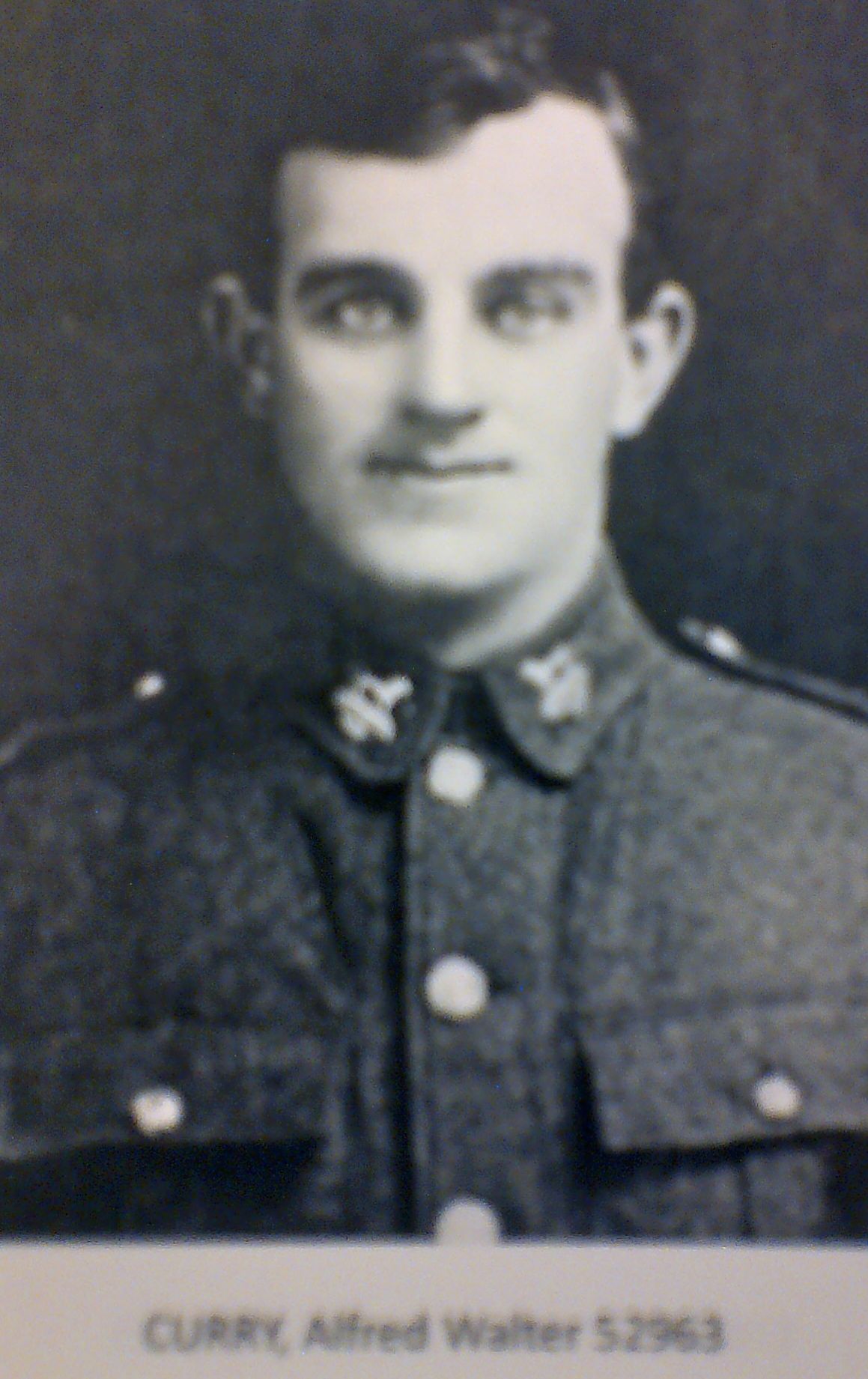 Alfred Walter Curry - Online Cenotaph - Auckland War Memorial Museum