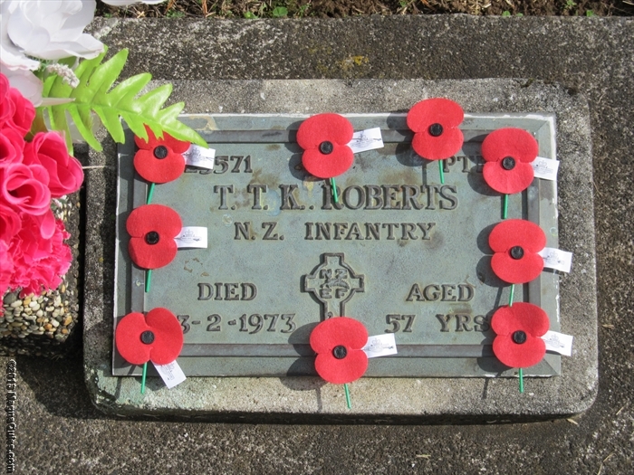 Theodore Thomas Kitchener Roberts - Online Cenotaph - Auckland War ...