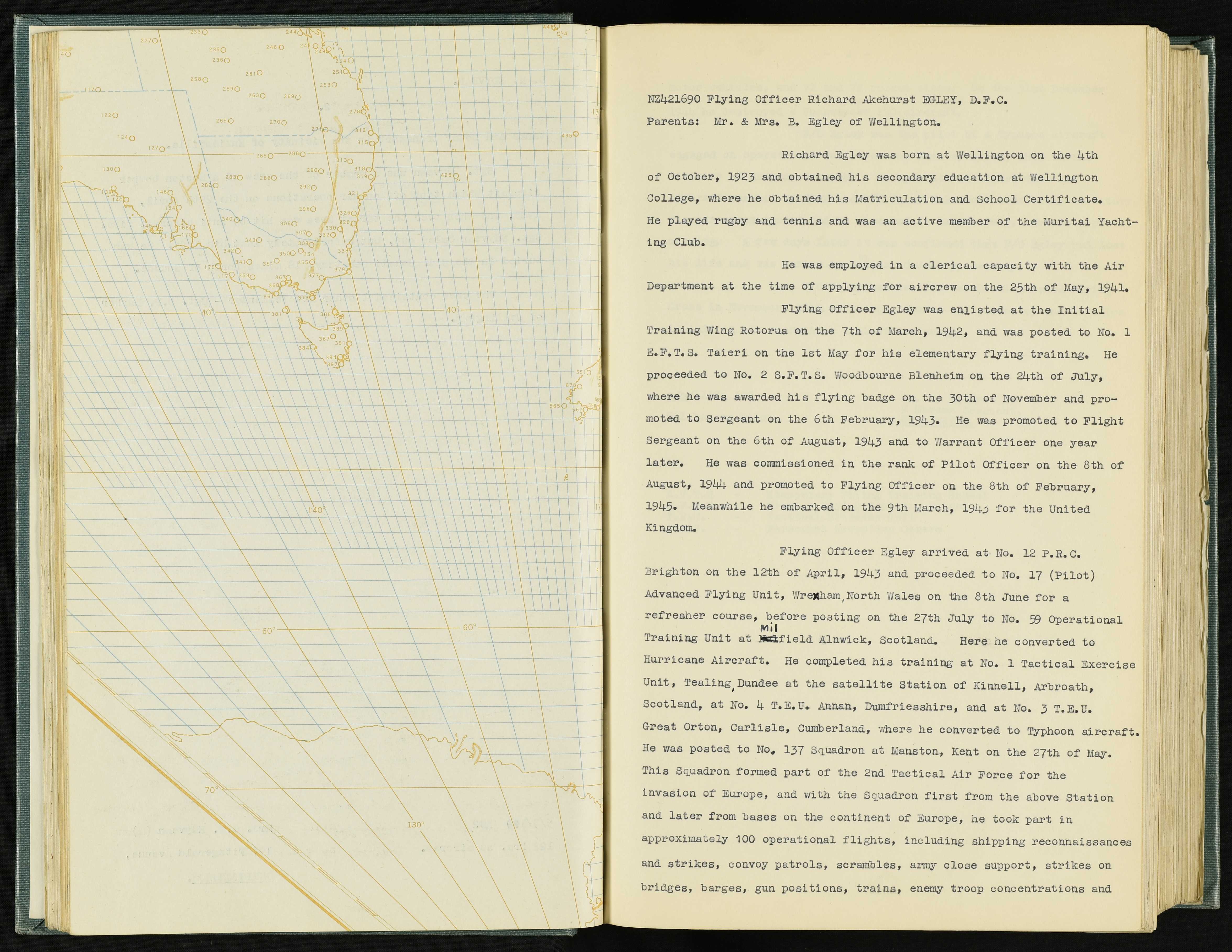 Richard Akehurst Egley - Online Cenotaph - Auckland War Memorial Museum