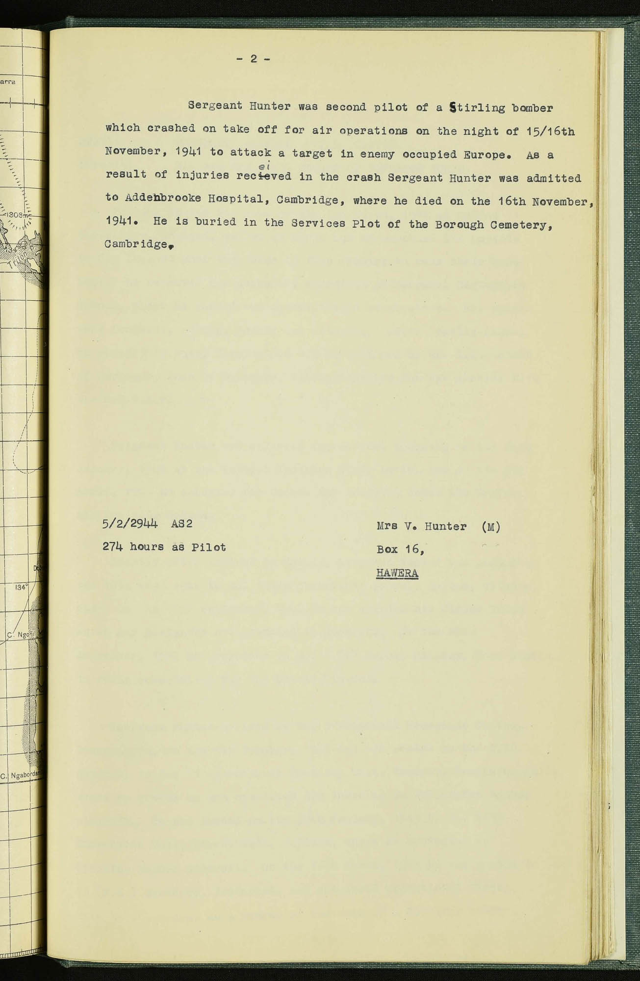 Ian Hamish Hunter - Online Cenotaph - Auckland War Memorial Museum