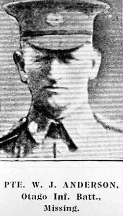 William John Anderson - Online Cenotaph - Auckland War Memorial Museum
