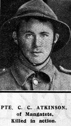 Clarence Clifford Atkinson - Online Cenotaph - Auckland War Memorial Museum