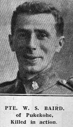Walter Snelling Baird - Online Cenotaph - Auckland War Memorial Museum