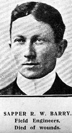 Robert William Barry - Online Cenotaph - Auckland War Memorial Museum