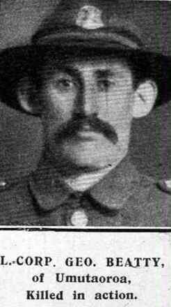 George Beatty - Online Cenotaph - Auckland War Memorial Museum