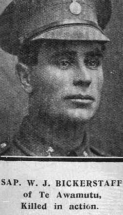 William John Bickerstaff - Online Cenotaph - Auckland War Memorial Museum