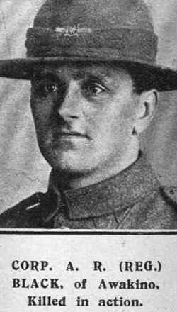 Alfred Reginald Black - Online Cenotaph - Auckland War Memorial Museum