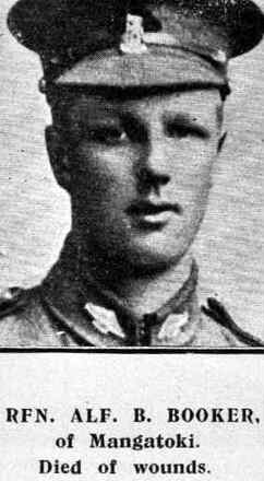 Alfred Benjamin Booker - Online Cenotaph - Auckland War Memorial Museum