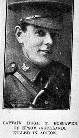 Hugh Townshend Boscawen - Online Cenotaph - Auckland War Memorial Museum