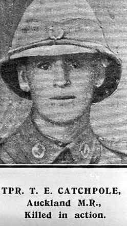 Thomas Eric Catchpole - Online Cenotaph - Auckland War Memorial Museum