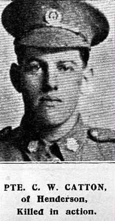 Charles William Catton - Online Cenotaph - Auckland War Memorial Museum