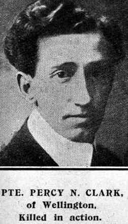 Percy Newton Clark - Online Cenotaph - Auckland War Memorial Museum