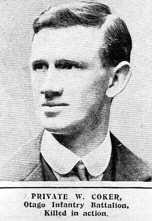 Frederick William Coker - Online Cenotaph - Auckland War Memorial Museum