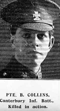 Bernard Collins - Online Cenotaph - Auckland War Memorial Museum