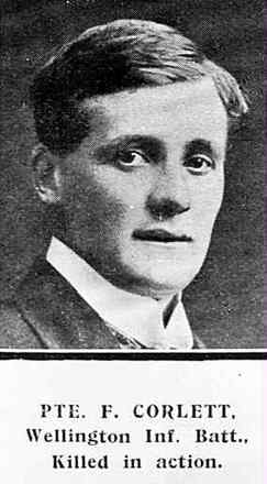 Franklin Corlett - Online Cenotaph - Auckland War Memorial Museum