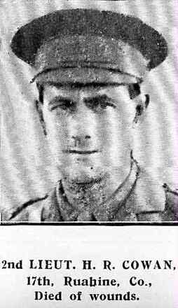 Harry Rawlings Cowan - Online Cenotaph - Auckland War Memorial Museum