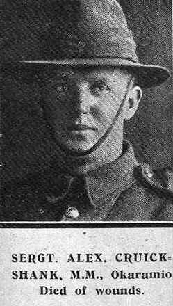 Alexander Cruickshank - Online Cenotaph - Auckland War Memorial Museum