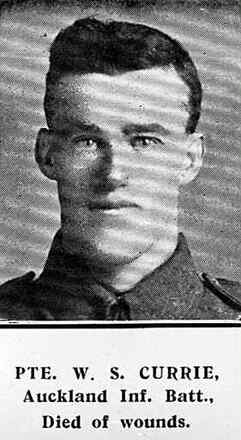 William Stuart Currie - Online Cenotaph - Auckland War Memorial Museum