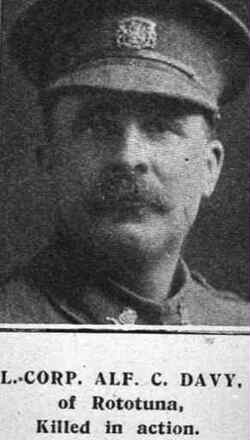 Alfred Charles Davy - Online Cenotaph - Auckland War Memorial Museum